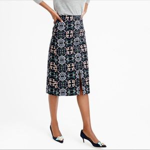 J. Crew Skirts | J Crew Blue Grotto Pencil Skirt | Poshmark